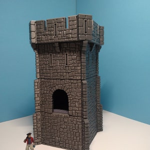 28mm Scale Norman Keep (stonecroft Castle) - STL Files for 3D Printing ...