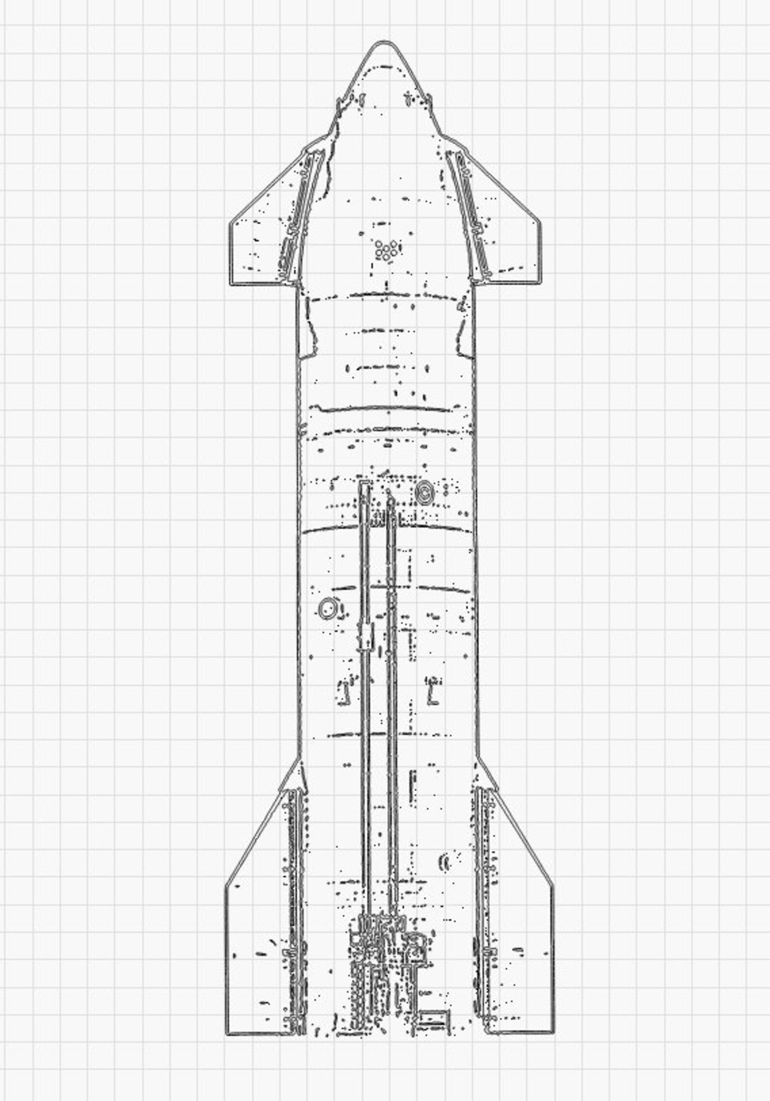 Spacex Starship 25 SVG File: Laser Cut & Craft Cutting (digital Product ...