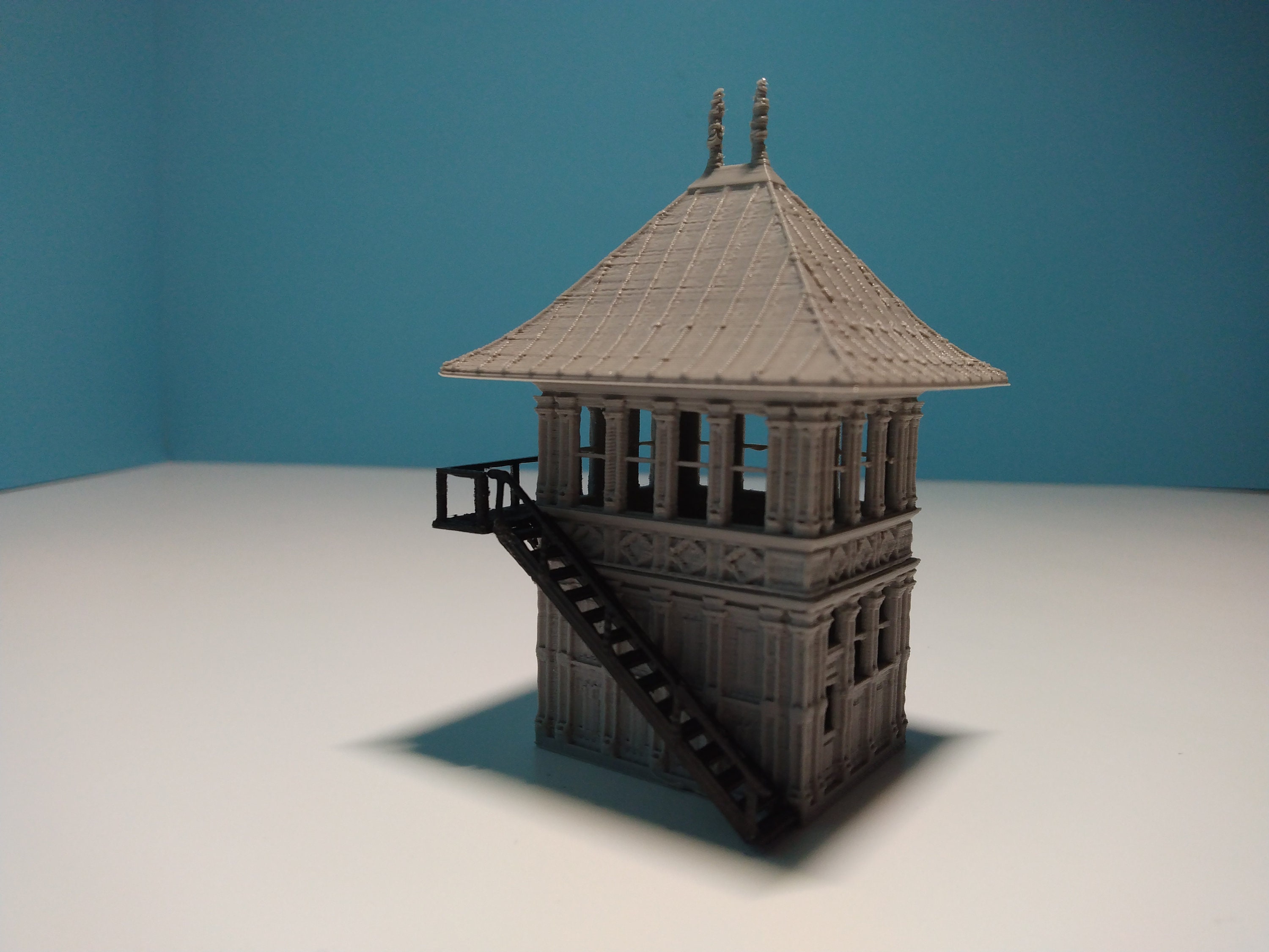 N Scale Railroad 'tower C' 3D Printed Model Train or Diorama - Etsy