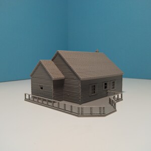 N Scale House 'the Centerpoint' - 3D Printed - Model Train or Diorama ...
