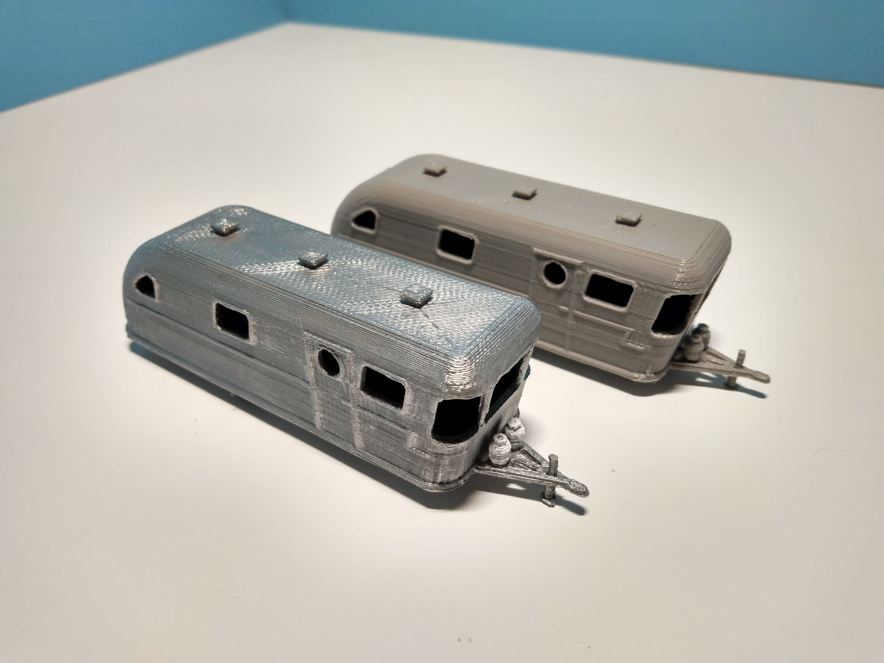 HO Scale Spartan Manor Trailer Coach 3D Printed Model Train or Diorama ...