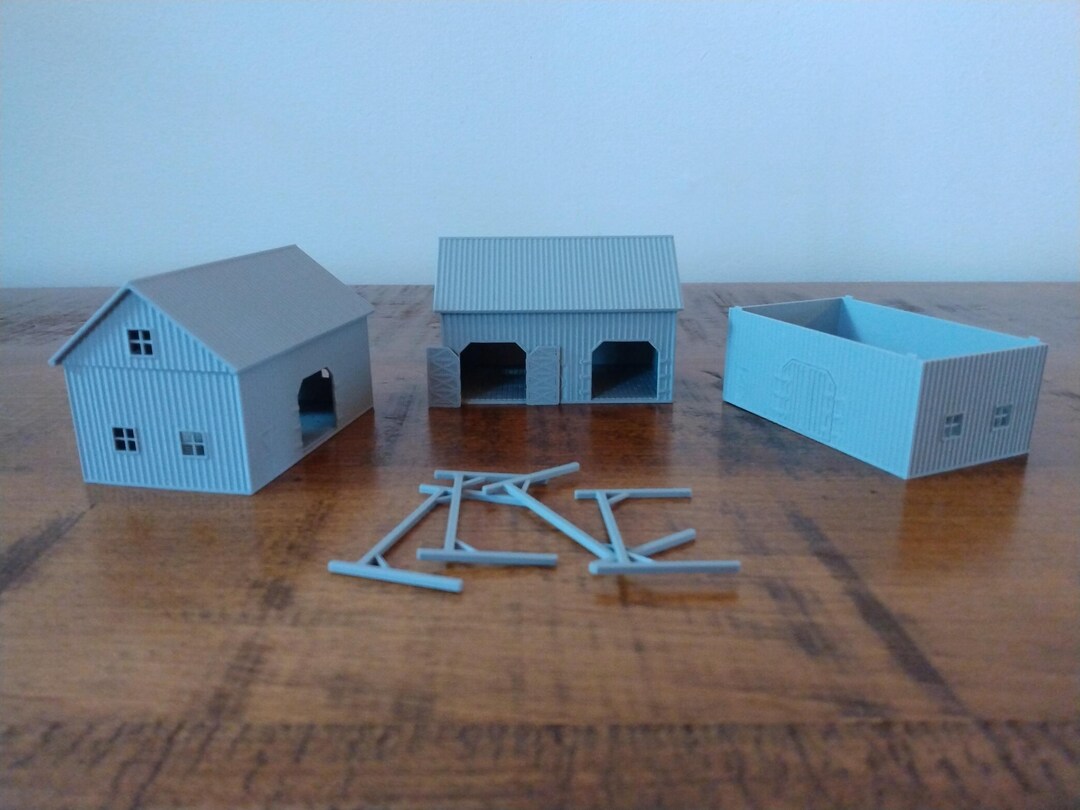 N Scale Drive Shed - 3D Printed - Model Train or Diorama - Etsy Australia