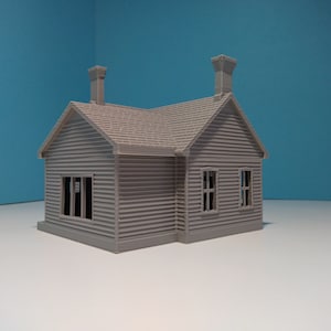 HO Scale House 'the Courtland' - 3D Printed - Model Train or Diorama - Etsy