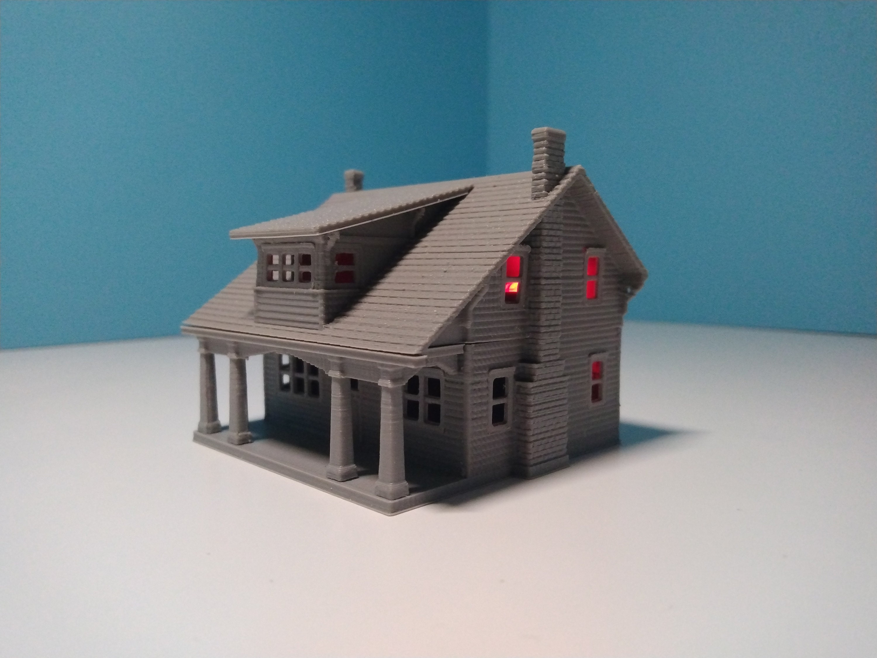 N Scale House 'the Sunbeam' 3D Printed Model Train or Diorama - Etsy