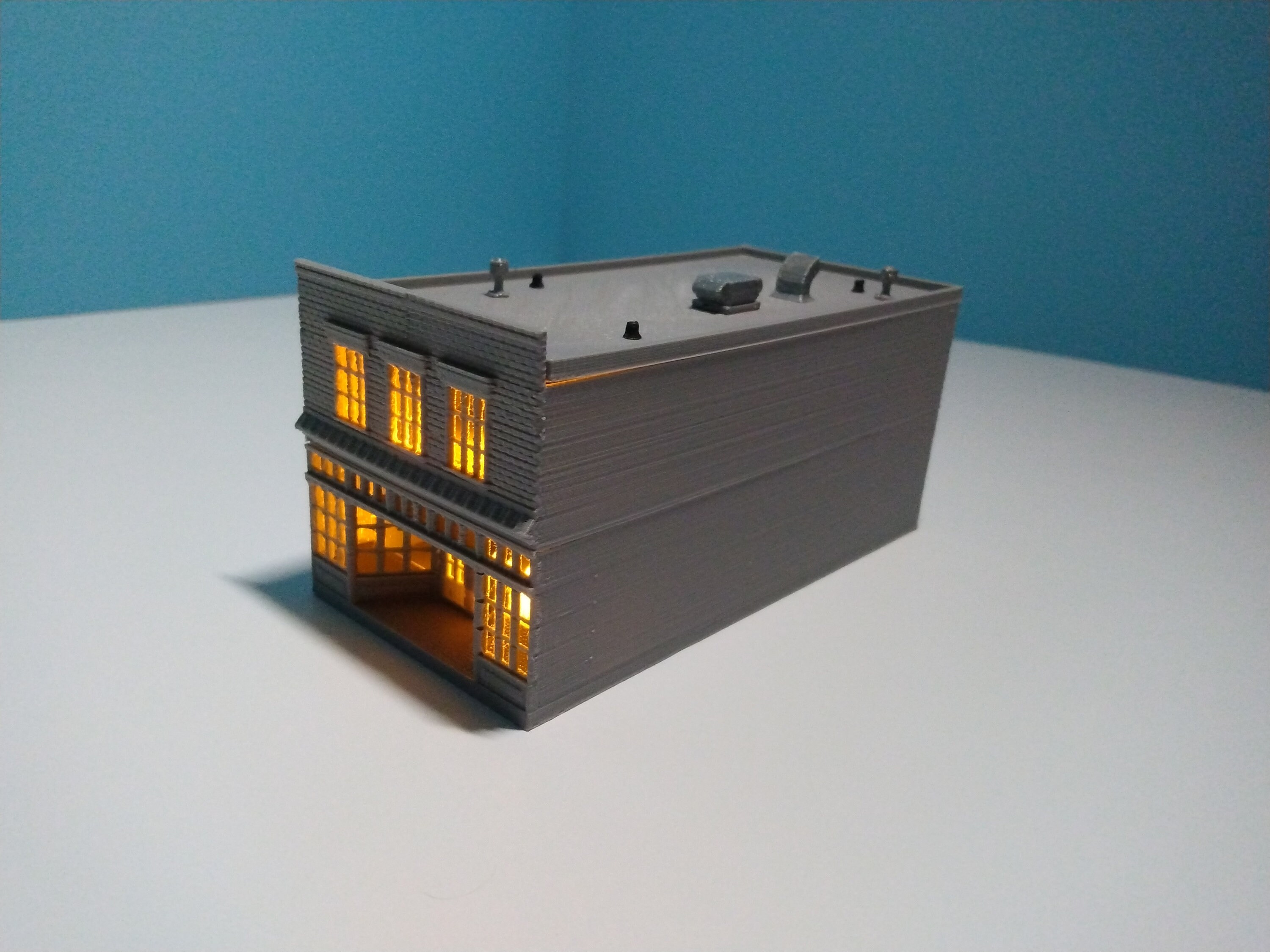 N Scale 'abraham's Store' 3D Printed Model Train or Diorama - Etsy