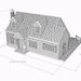 HO Scale House 'the Centerpoint' - 3D Printed - Model Train or Diorama ...