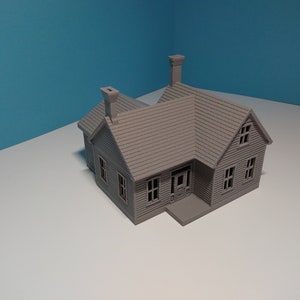 HO Scale House 'the Courtland' - 3D Printed - Model Train or Diorama - Etsy