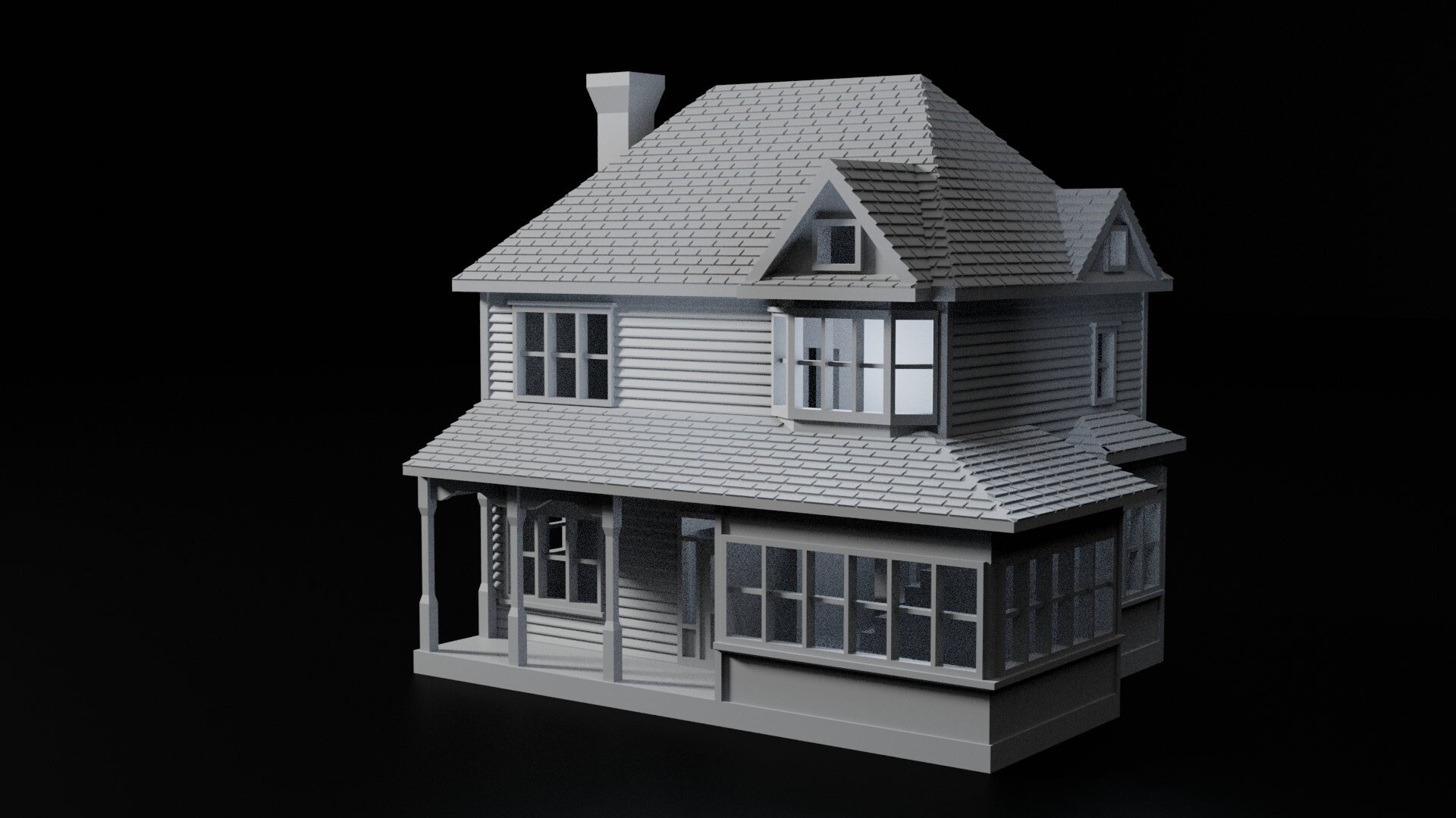 N Scale House 'syracuse I' STL Files for 3D Printing - Etsy Canada