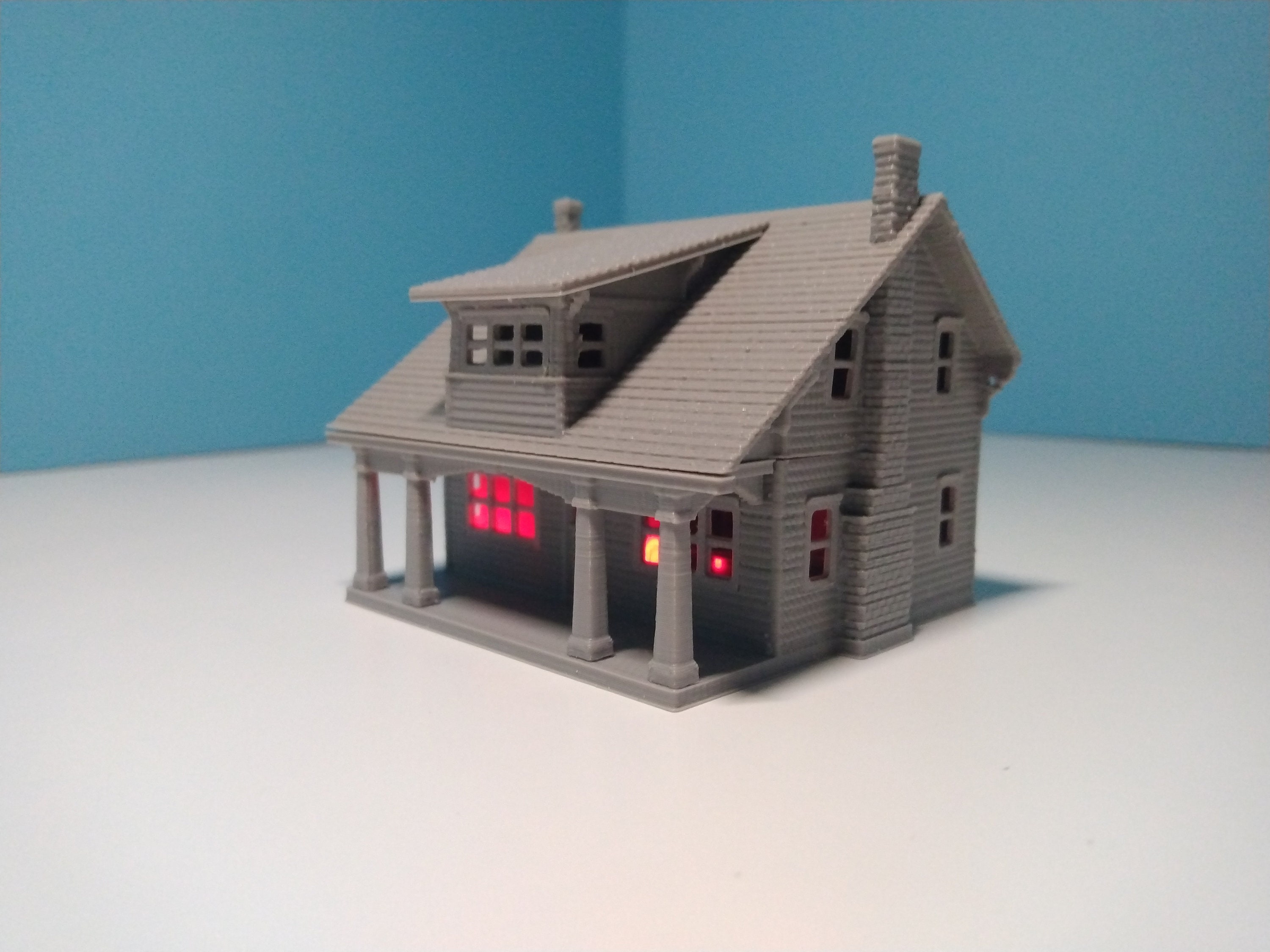 N Scale House 'the Sunbeam' - 3D Printed - Model Train or Diorama - Etsy