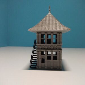 N Scale Railroad 'tower C' - 3D Printed - Model Train or Diorama - Etsy