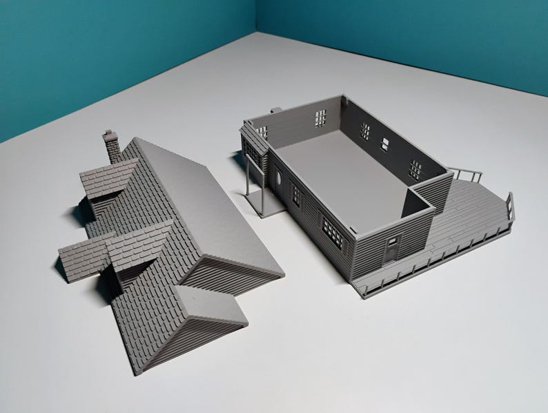 HO Scale House 'the Centerpoint' - 3D Printed - Model Train or Diorama ...