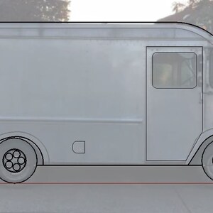 HO Scale 1961 Grumman Olson Kurbside Work Van - 3D Printed - Model Train or Diorama - Etsy