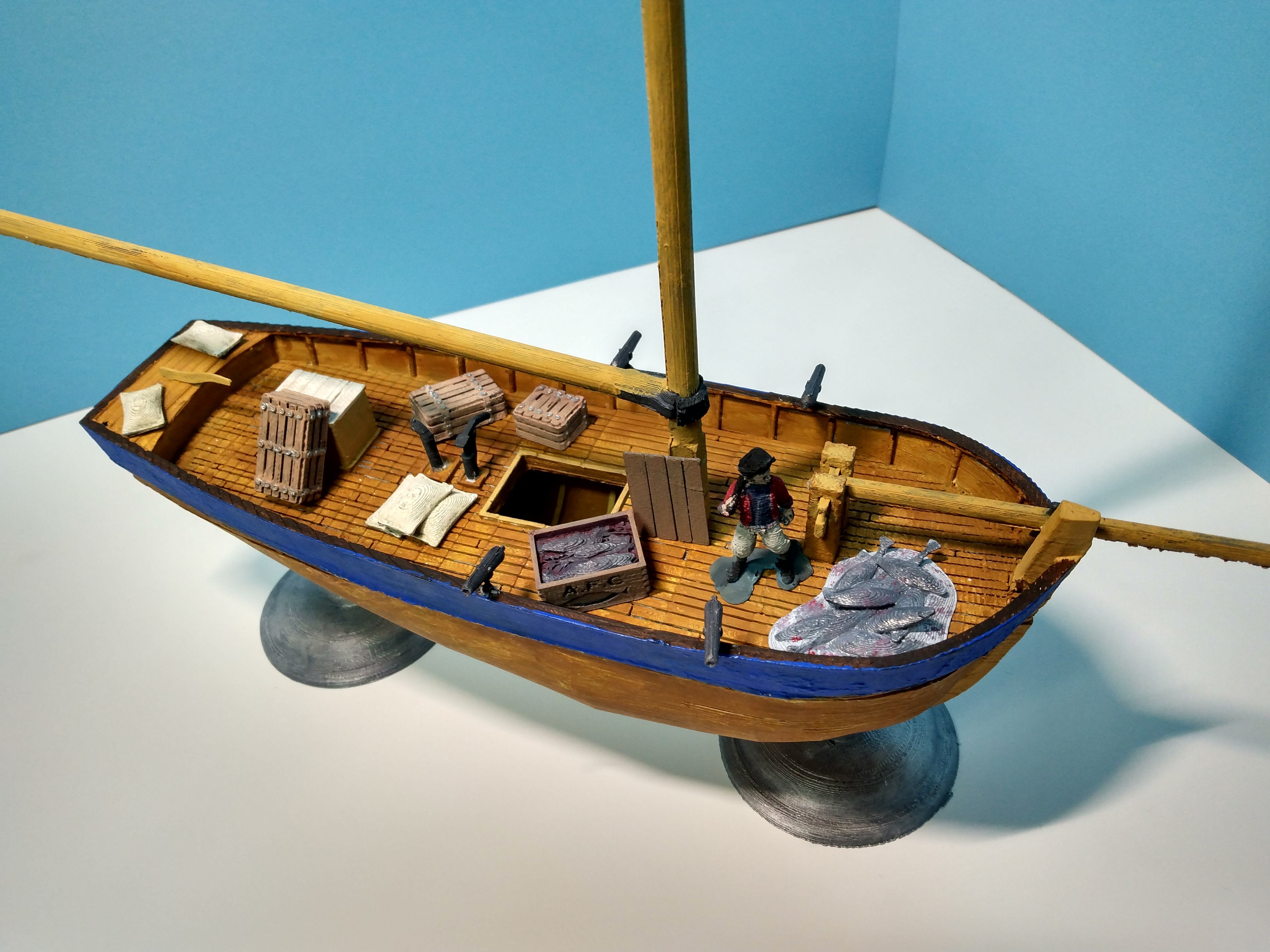 28mm Scale the Alabaster Sailing Ship - STL Files for 3D Printing ...