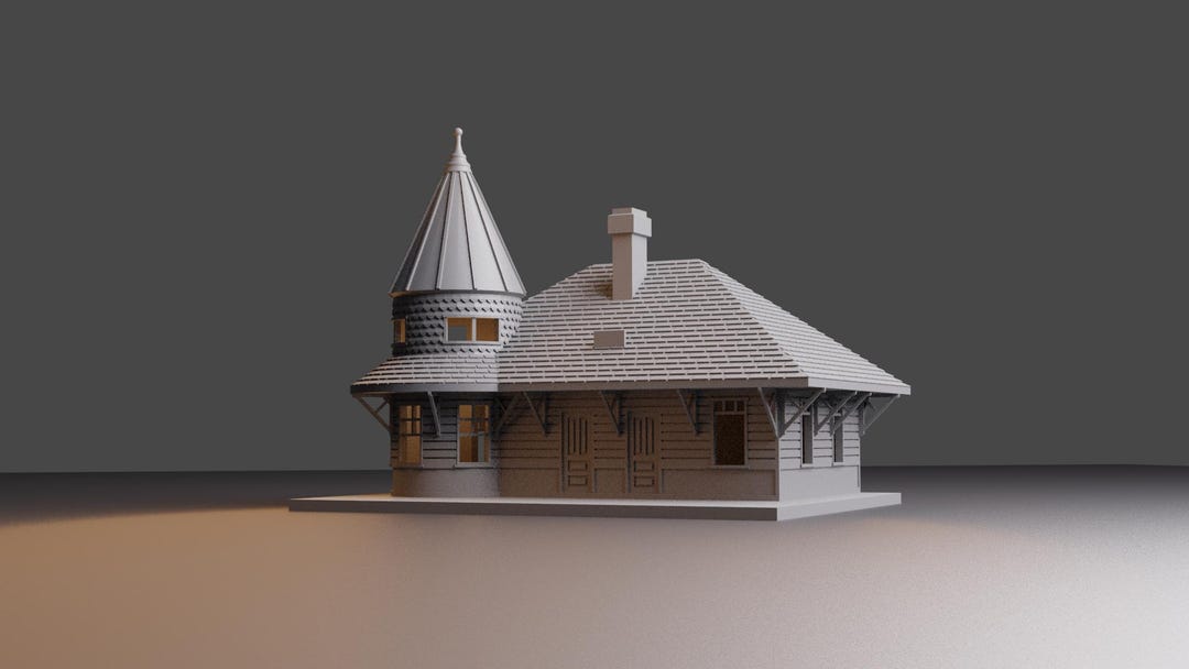 N Scale Historic 'don Station' - STL Files for 3D Printing - Model ...