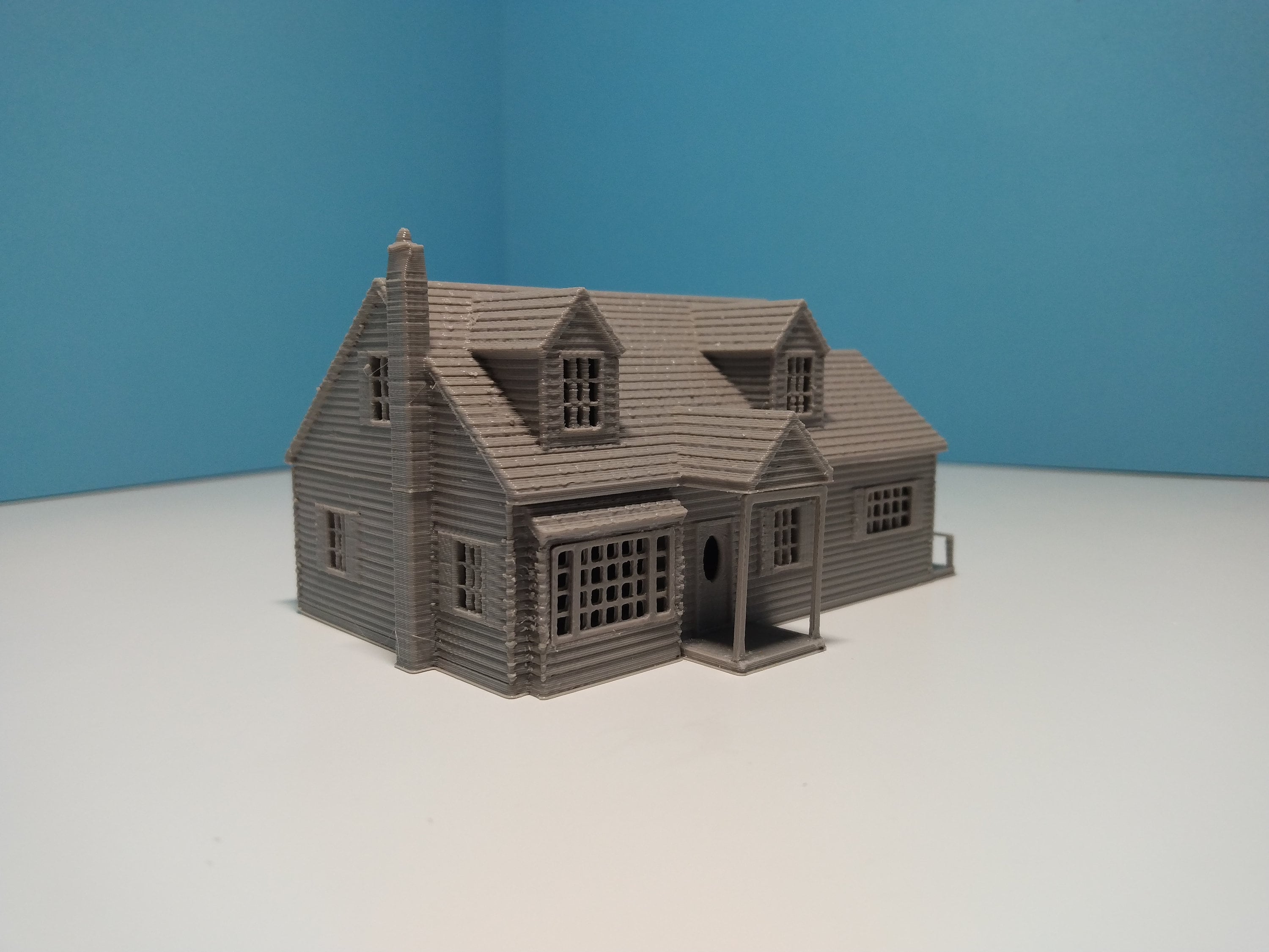 N Scale House 'the Centerpoint' - 3D Printed - Model Train or Diorama ...