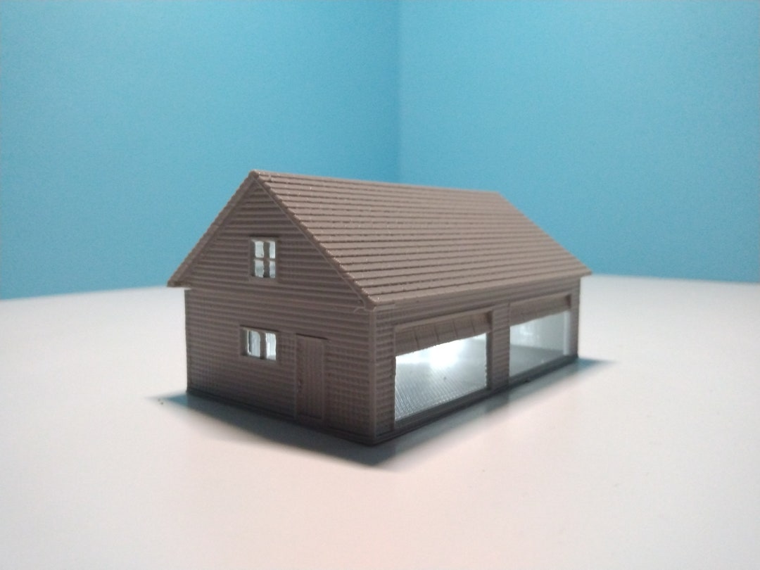 N Scale 4 Car Garage - 3D Printed - Model Train or Diorama - Etsy Canada