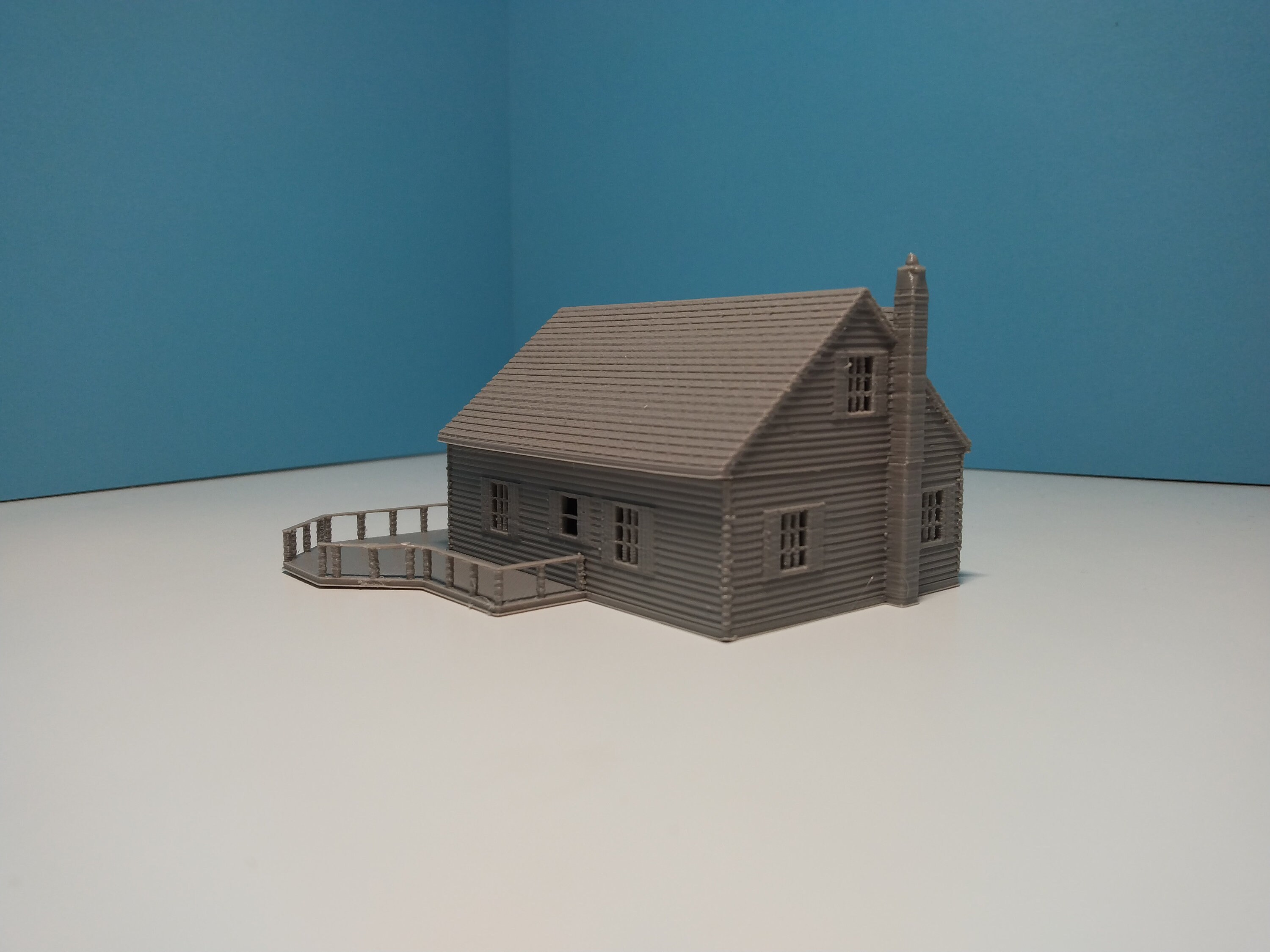 N Scale House 'the Centerpoint' 3D Printed Model Train or Diorama - Etsy