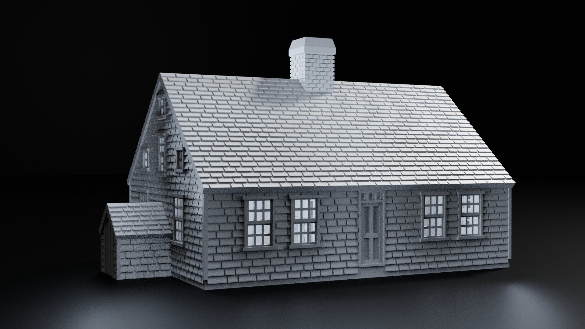 N Scale Historic Cape Cod 'vincent House' STL Files for 3D Printing ...