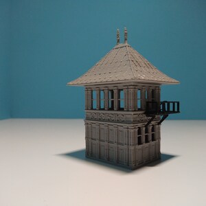 N Scale Railroad 'tower C' - 3D Printed - Model Train or Diorama - Etsy