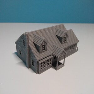N Scale House 'the Centerpoint' - STL Files for 3D Printing - Model ...