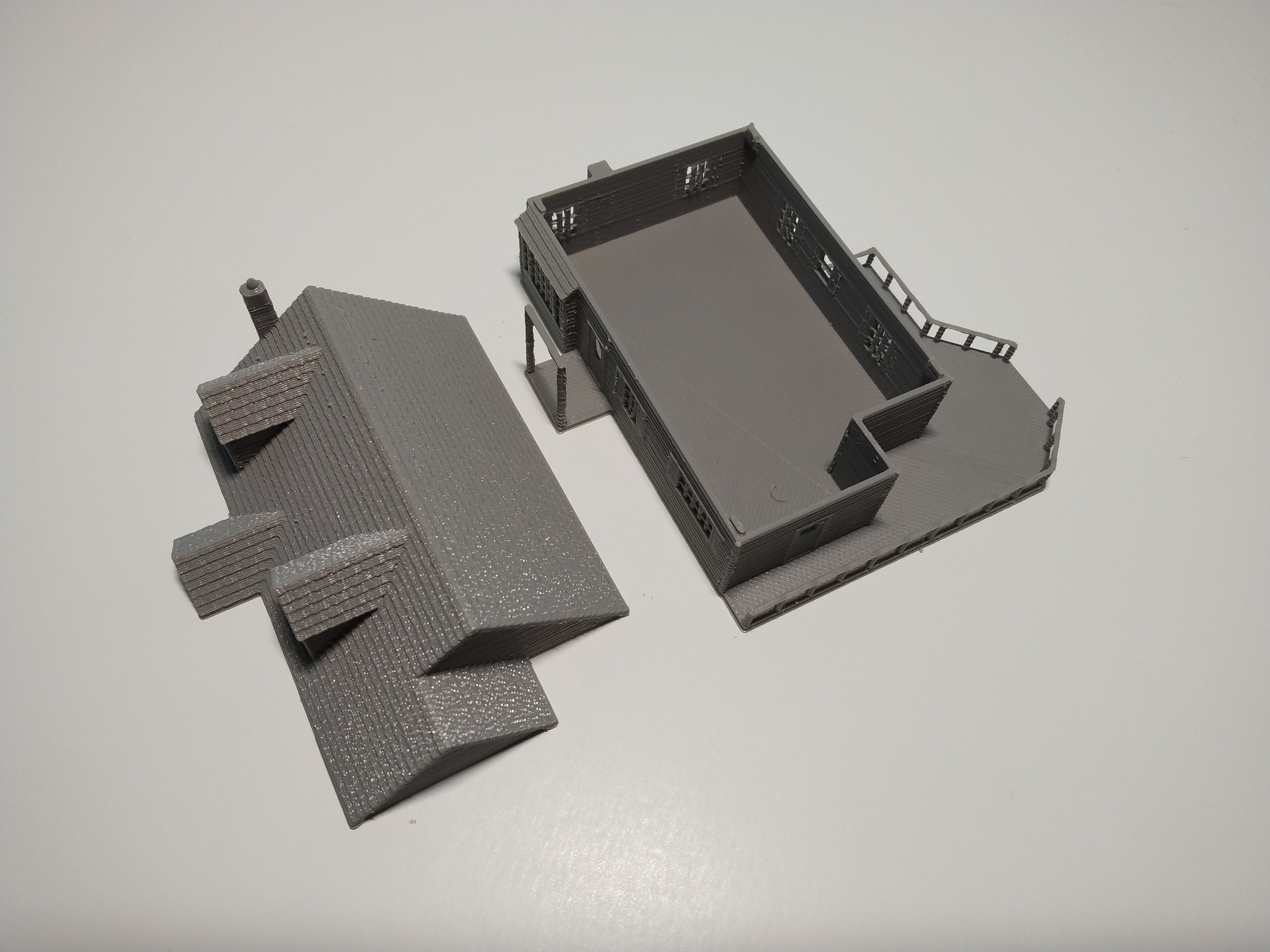 N Scale House 'the Centerpoint' - 3D Printed - Model Train or Diorama ...