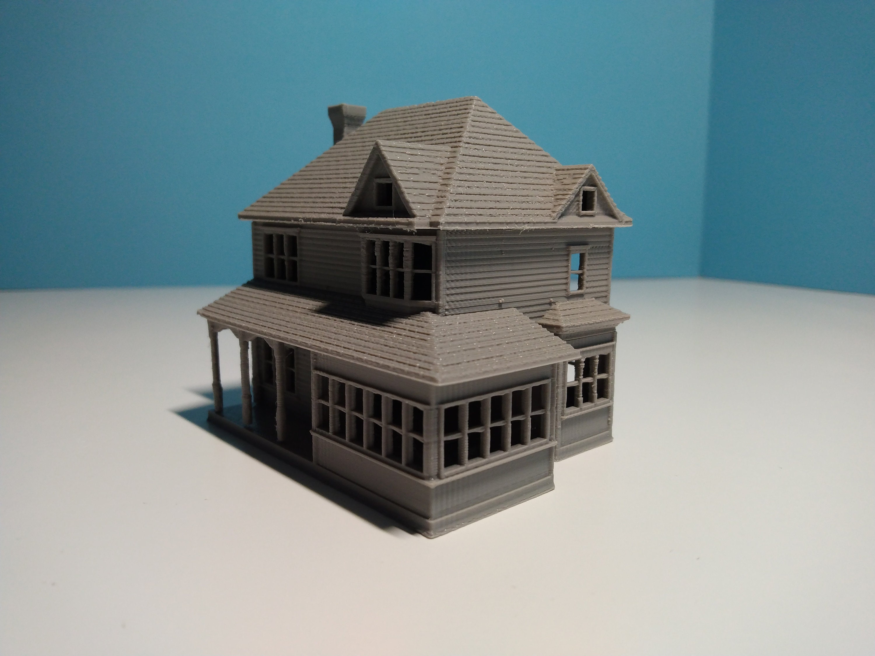 N Scale House 'syracuse I' STL Files for 3D Printing - Etsy Canada