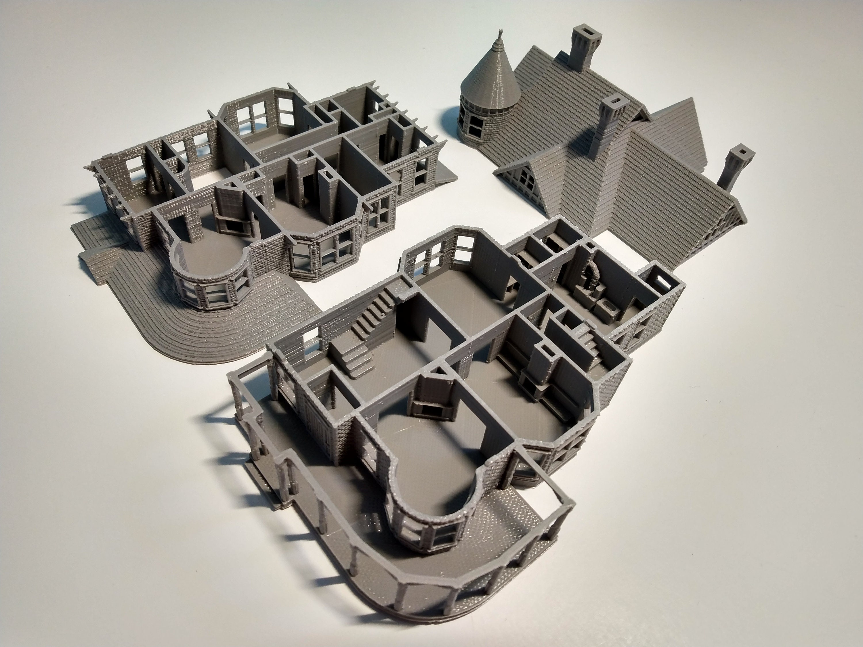 N Scale House 'the Bridgeport' STL Files: 3D Printing Model Train ...