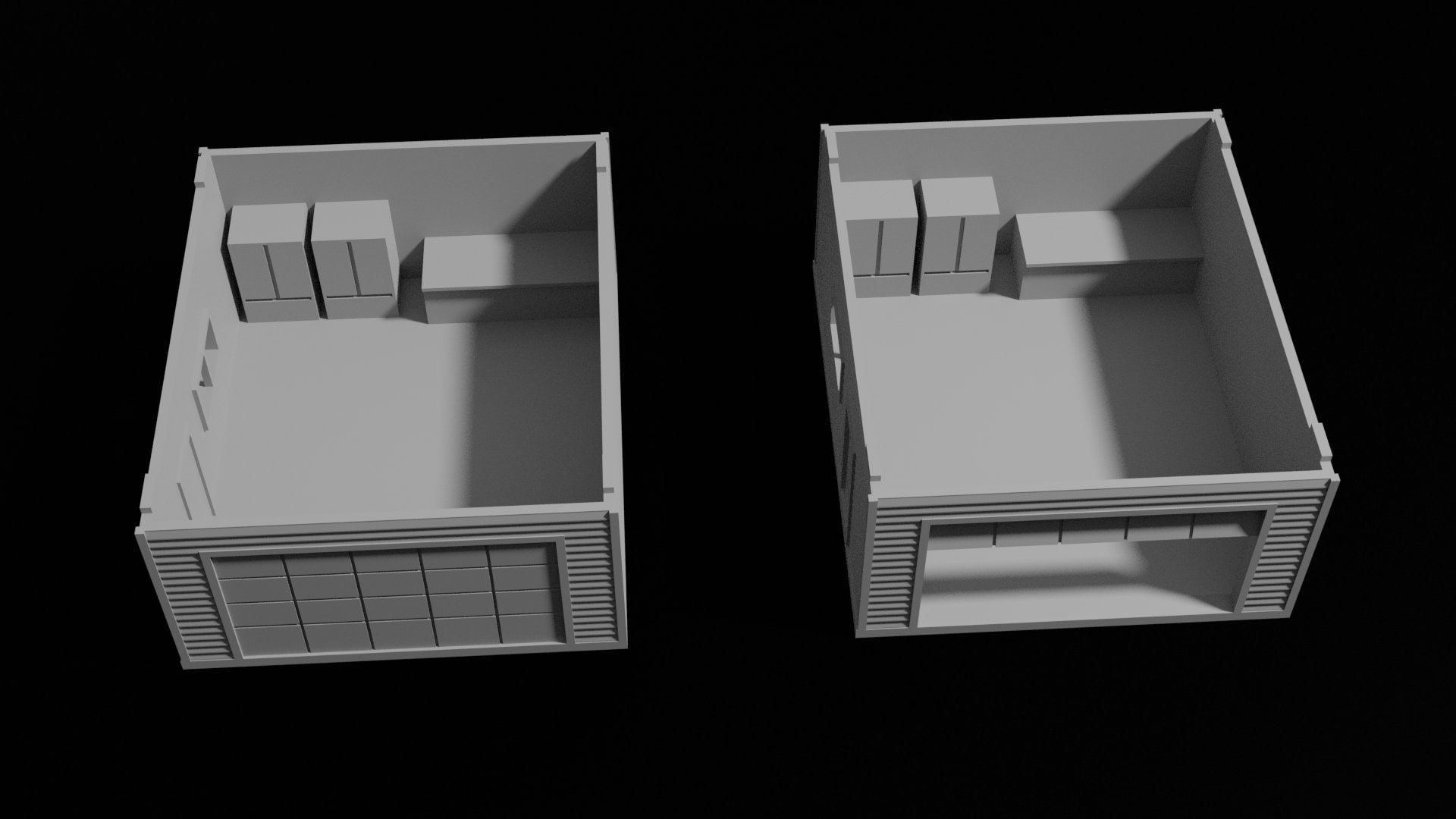 N Scale Garage 3D Printed Model Train or Diorama - Etsy