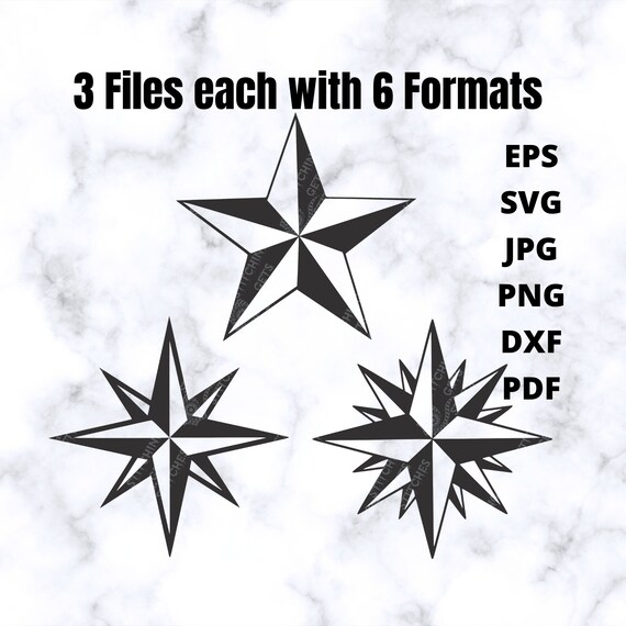 Western Star Stars SVG Digital File Digital Decals | Etsy