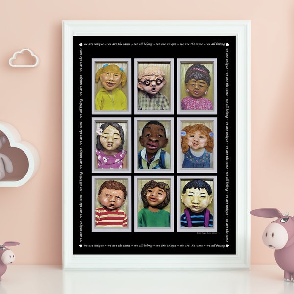 We All Belong Poster - Etsy