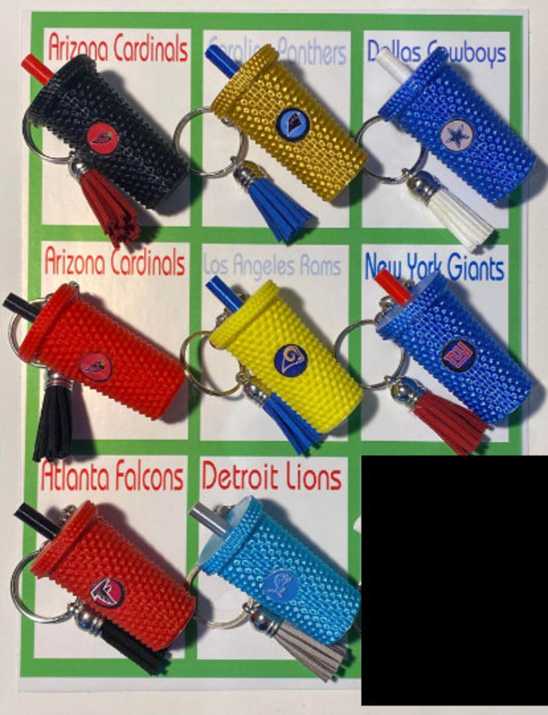 Nfl Keychains Part 3 - Etsy