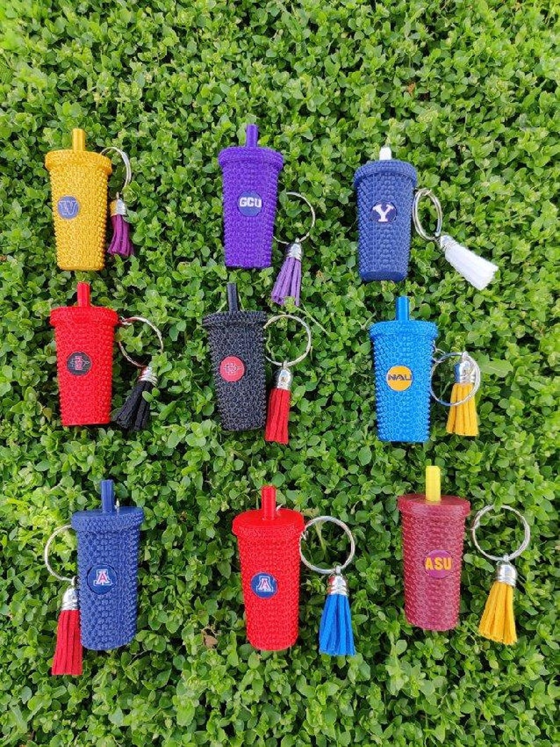 Starbucks College Keychains Uofa University of Arizona - Etsy