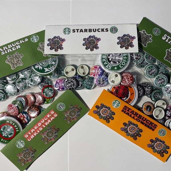 Starbucks Pin - Etsy