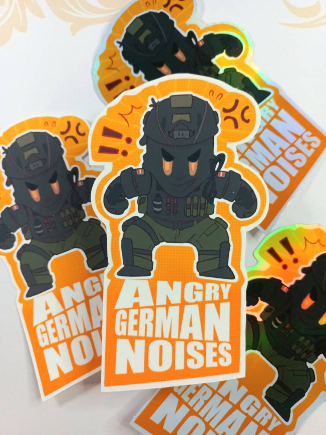 Angry German Noises Sticker - Etsy