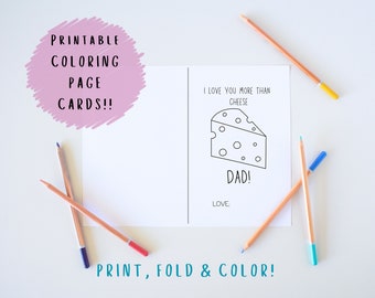 PRINTABLE CARD, Printable Fathers Day Card, Fathers Day Printable ...