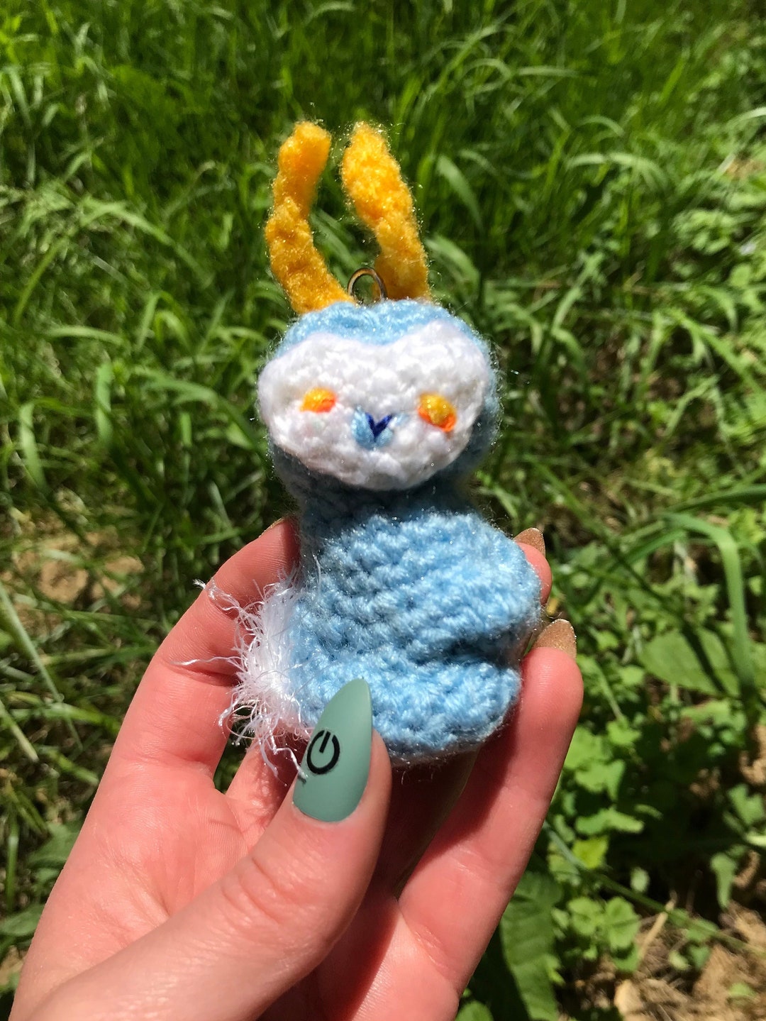Blupee Crochet Keychain the Legend of Zelda - Etsy