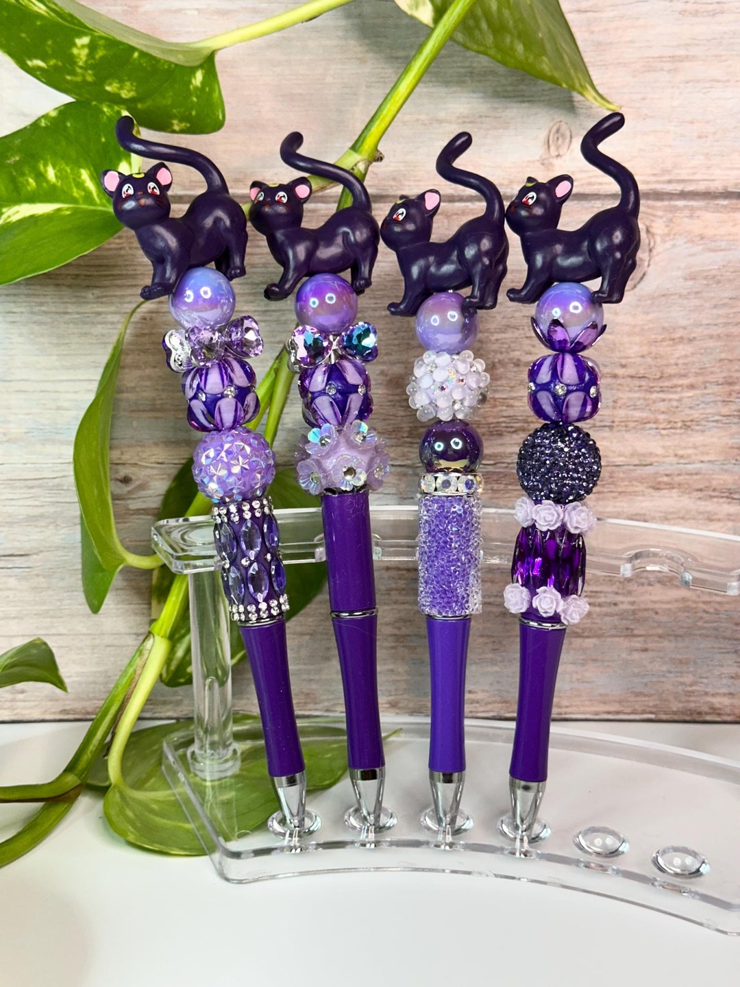 Sailor Moon Cat Pen. Characters Pen, Beaded Pen, Rhinestone Pen ...