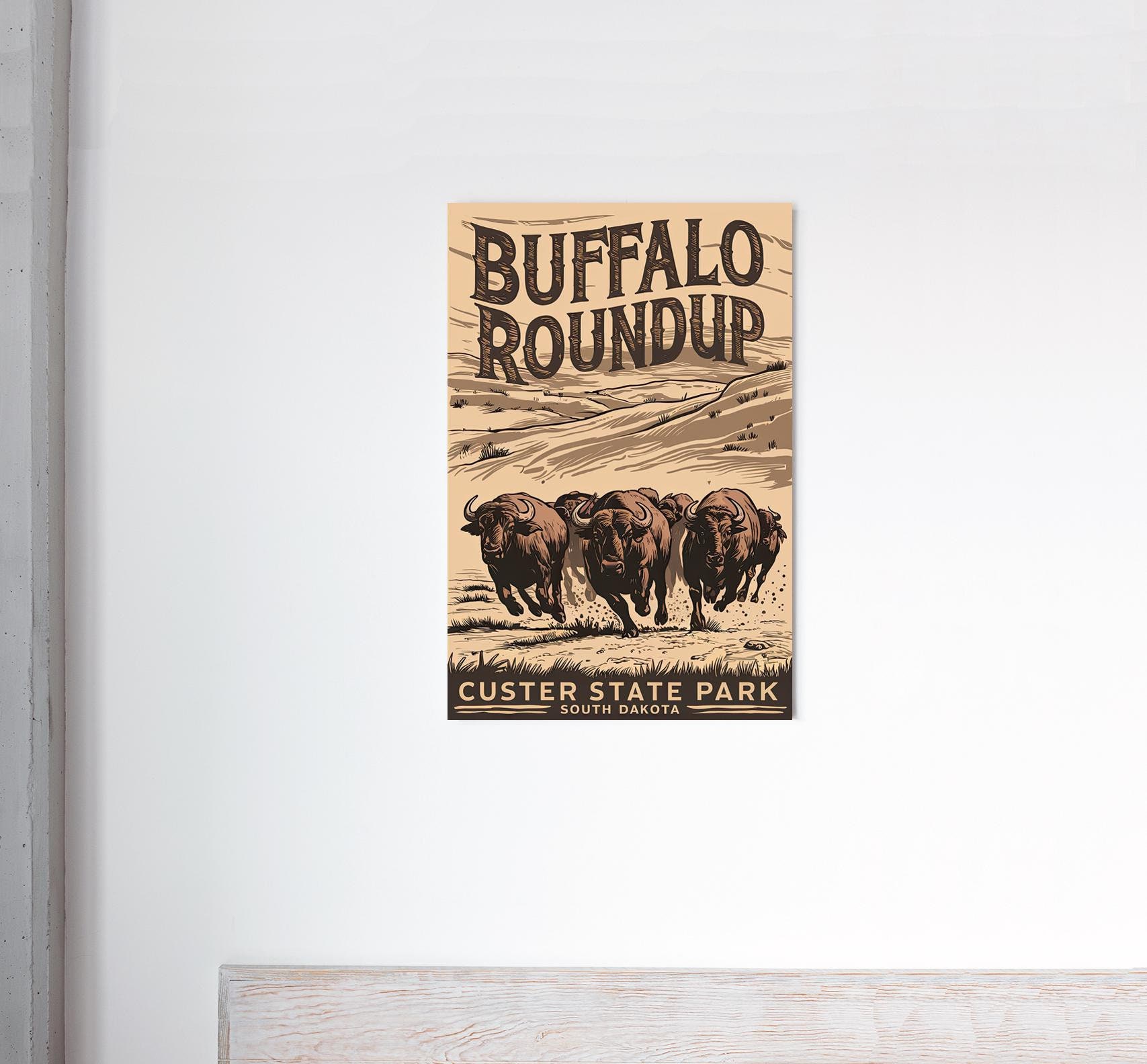Custer State Park Digital Print | South Dakota Nature Wall Art | Bison ...