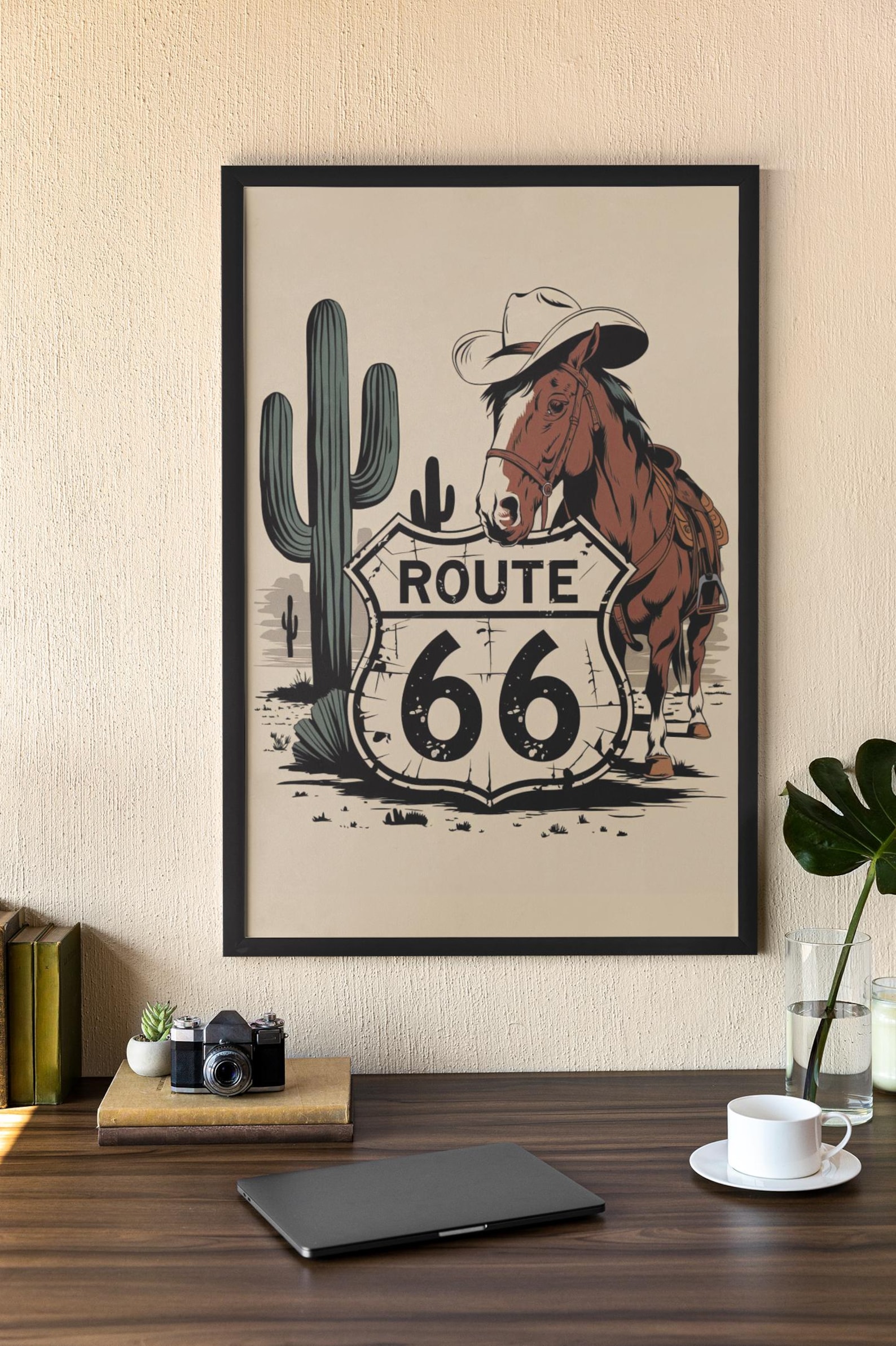 Route 66 Wall Art | Historic Highway Digital Print | Instant Download ...