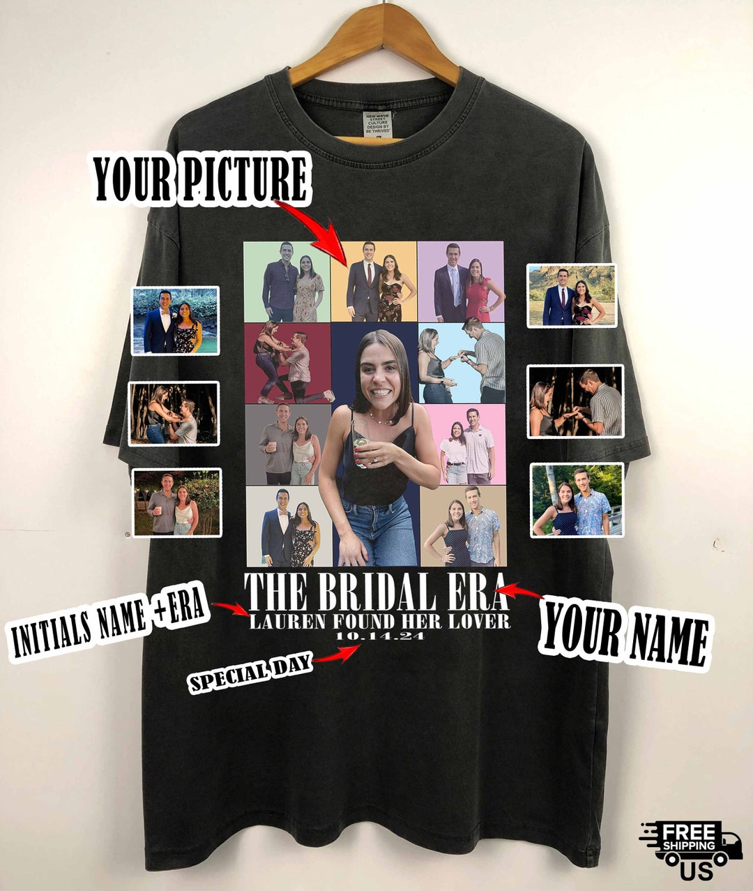 Custom Eras Tour Shirt Custom Photo Shirt Insert Your - Etsy