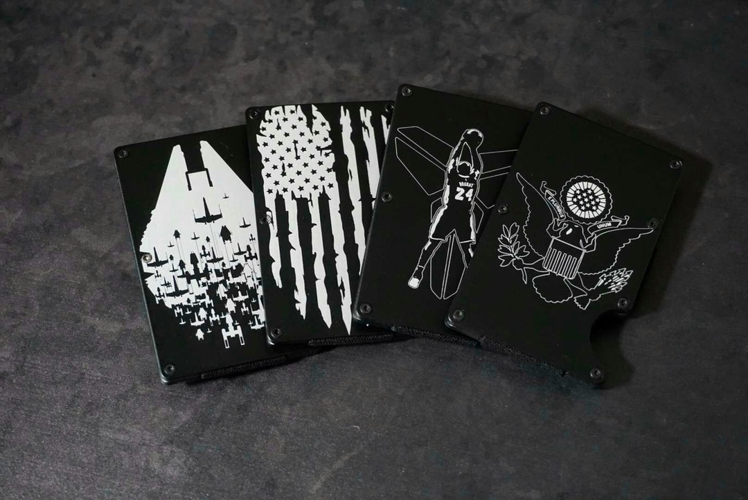 Custom Engraved Metal Wallets - Etsy