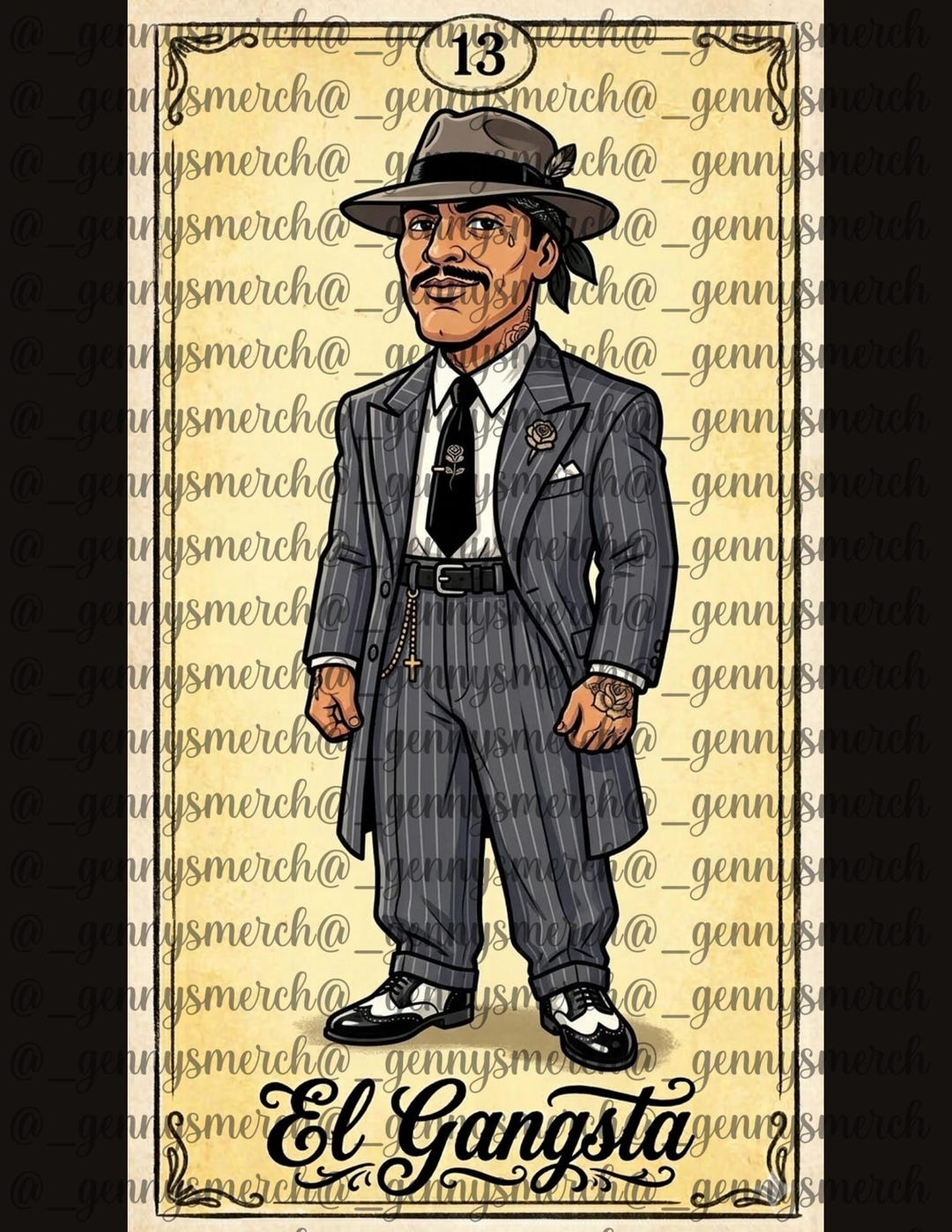 Loteria PNG | Pachuco |gangster PNG| - Etsy