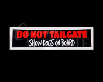 Dog Conformation Decal - Etsy