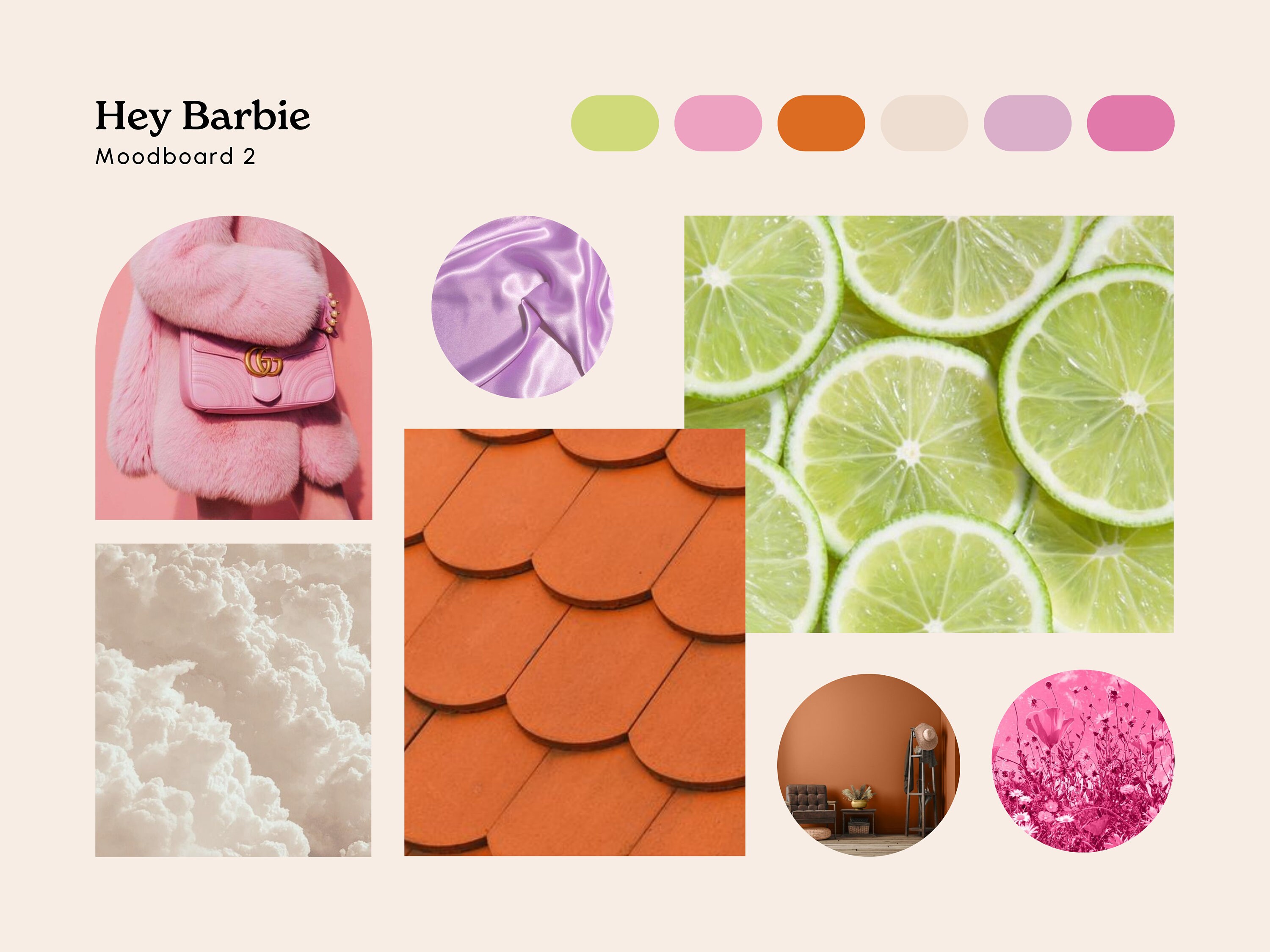 Deluxe Hey Barbie Brand Palette. Editable Canva Colour Palette With Hex ...