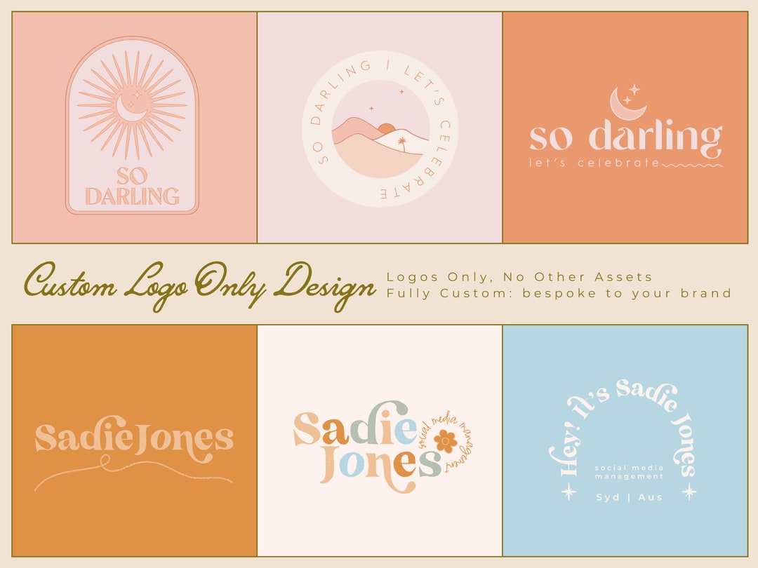 Custom Logo Design Custom Brand Design Logo Design Logo - Etsy Australia