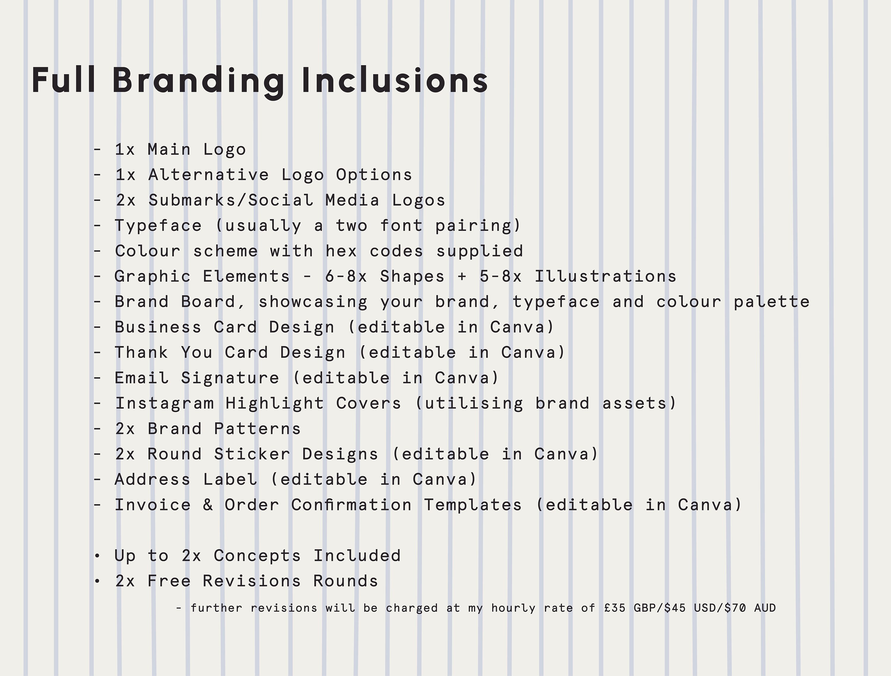 Custom Modern Branding Design Custom Branding Design Logo - Etsy