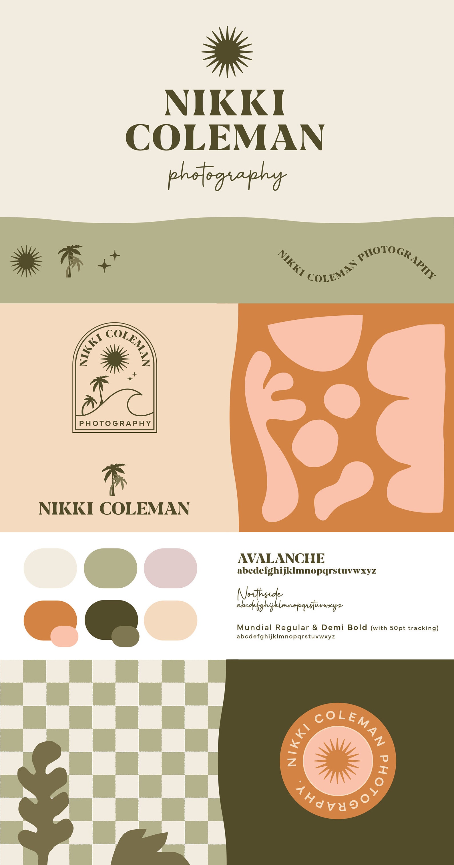 Custom Boho Branding Design, Custom Branding Design, Logo Design, Boho Logo Design Package ...