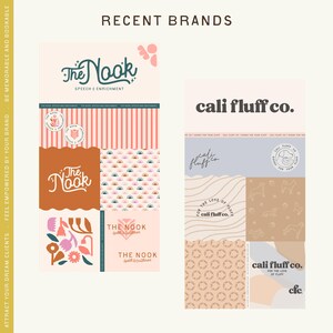 Custom Boho Logo Design, Branding Package, Feminine Minimalist Style - Etsy