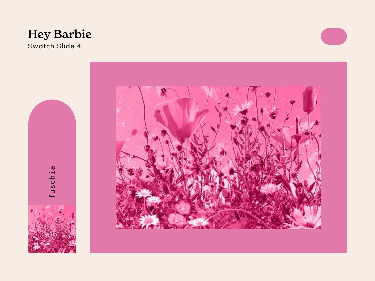 Deluxe Hey Barbie Brand Palette. Editable Canva Colour Palette With Hex ...