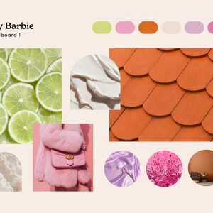 Deluxe Hey Barbie Brand Palette. Editable Canva Colour Palette With Hex ...